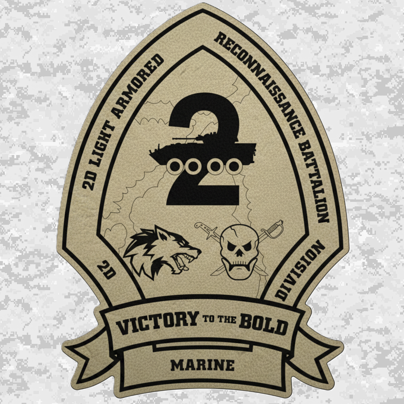 2nd Light Armored Reconnaissance Battalion "Destroyers" | Leather Patc ...